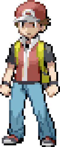 Pokemon Fire Red Trainer Sprite