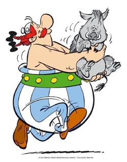 Obelix Eating