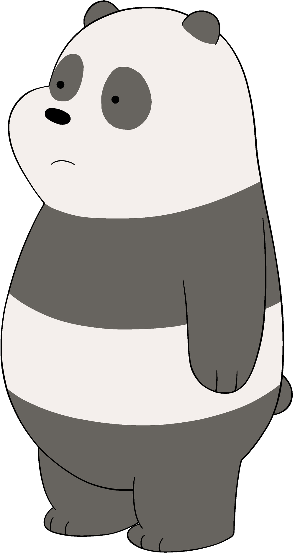 how to draw baby panda from we bare bears