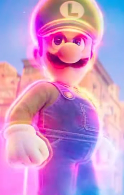 Super Mario Bros Movie Luigi