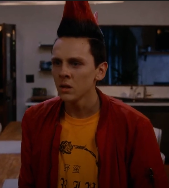 Cobra Kai Hawk Red Mohawk Wallpaper - Eli hawk moskowitz is one of the ...