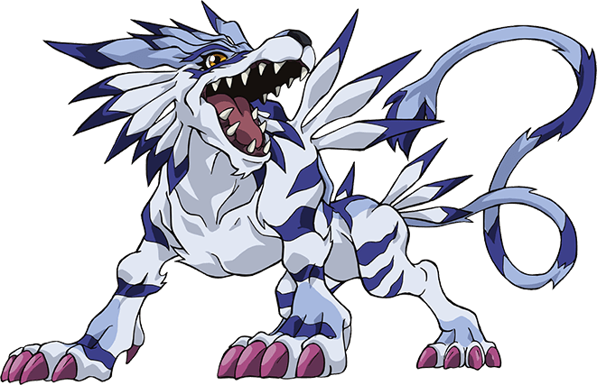 garurumon coloring pages