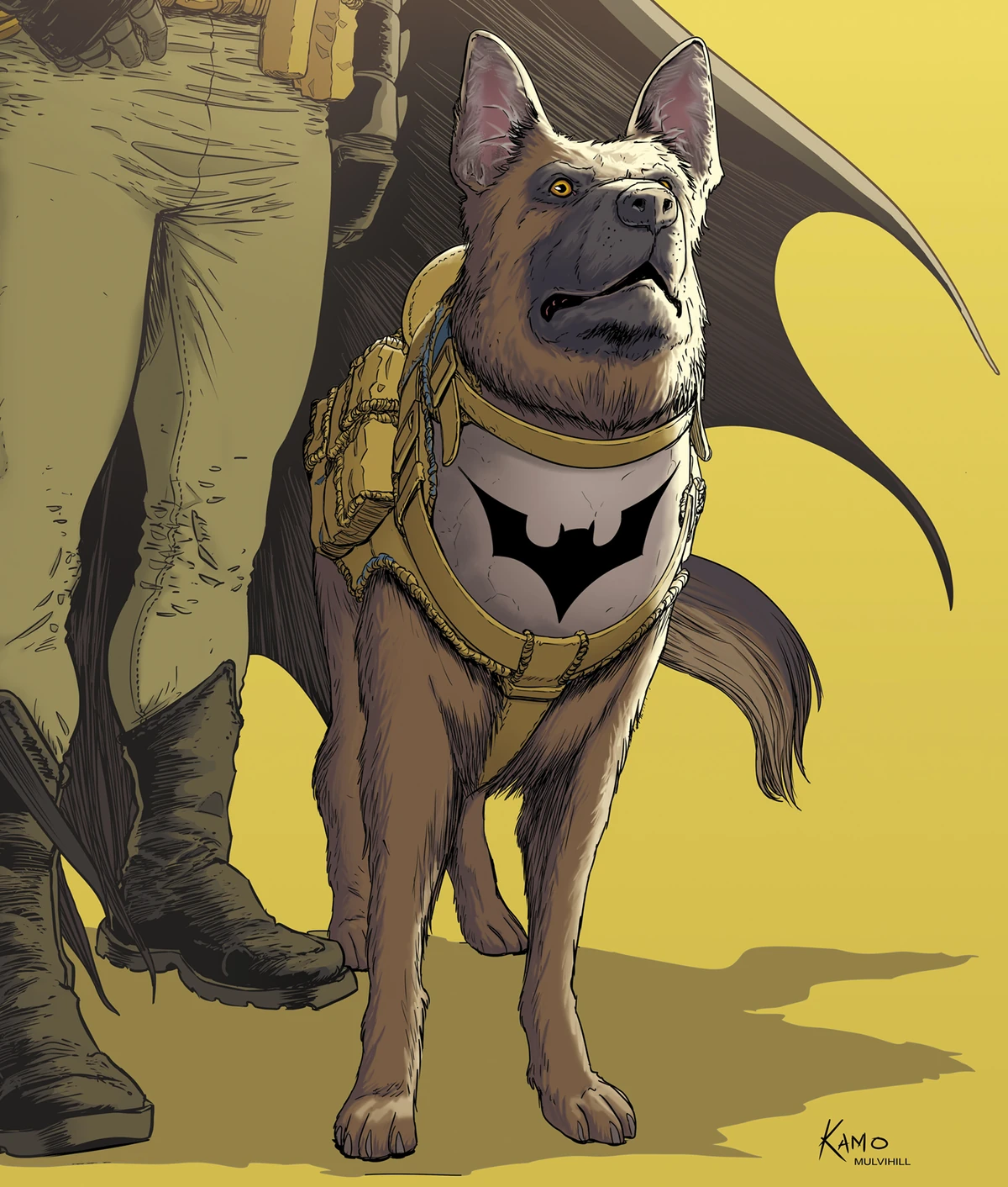 how to draw ace the bat hound