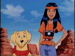 scooby doo alien girl and dog
