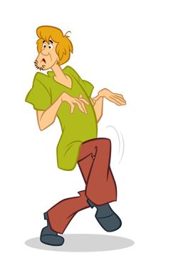 Shaggy Scared