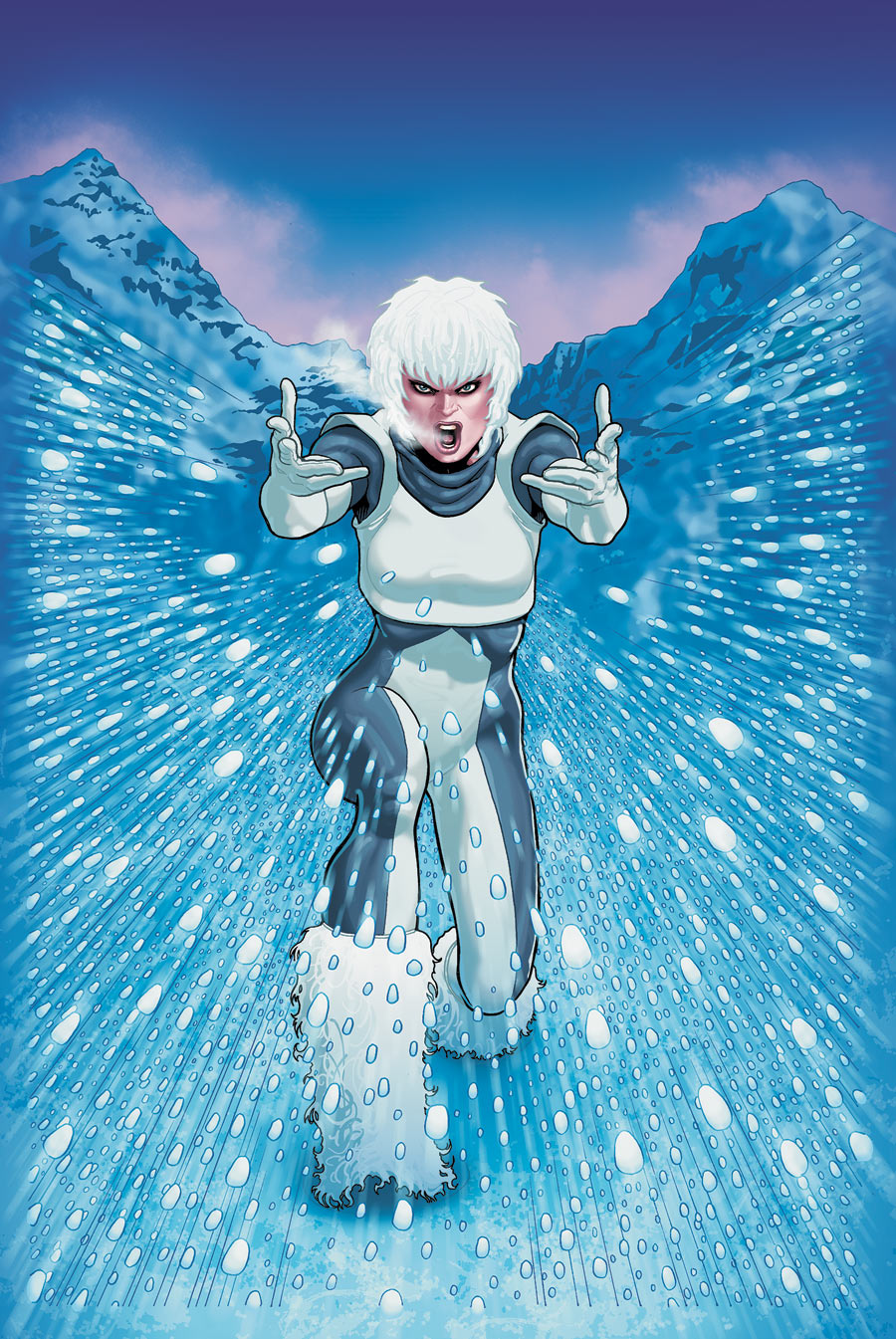 Anime Girl Ice Power