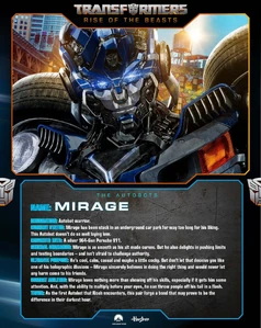 Mirage (Transformers Reboot Films) | Heroes Wiki | Fandom