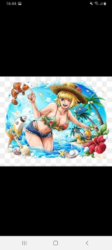 one piece marguerite and luffy