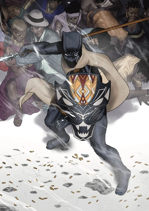 how to draw the gold black panther