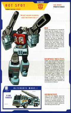 Hot Spot (G1) | Heroes Wiki | Fandom