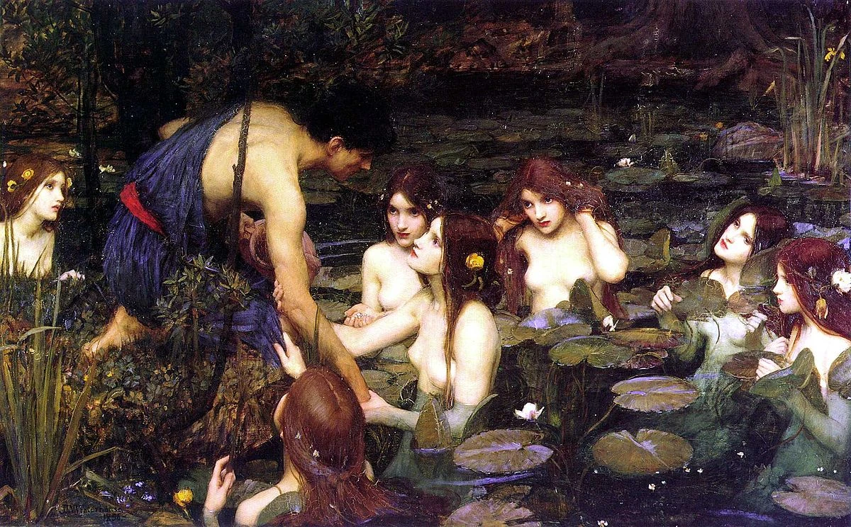three nymphs