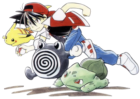 Pokemon Trainer Red Manga
