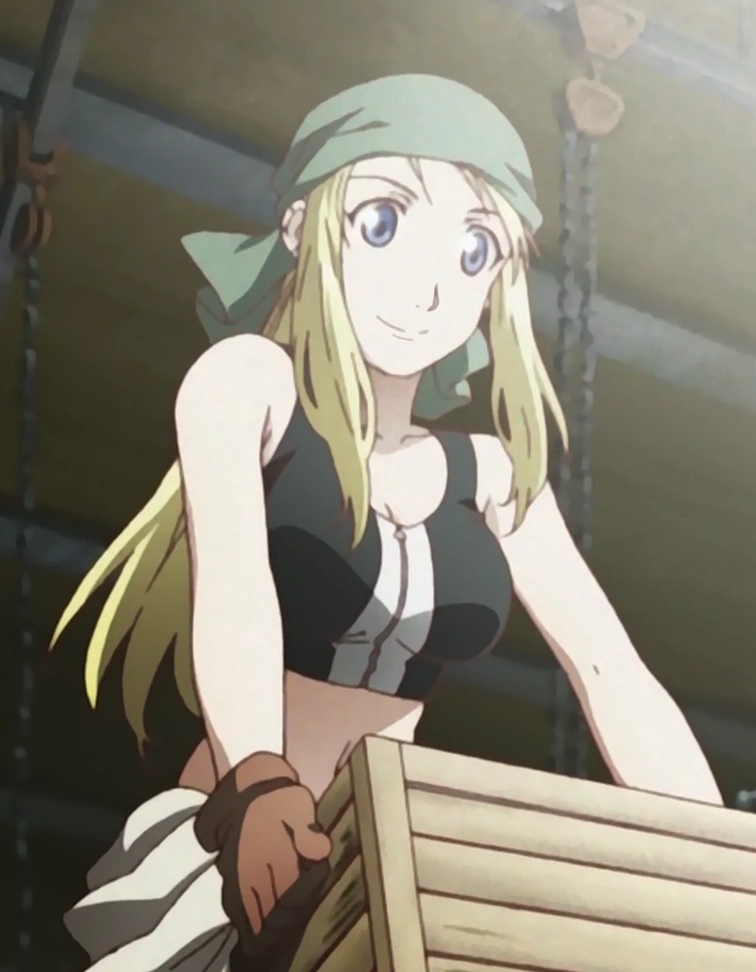 fma winry bath