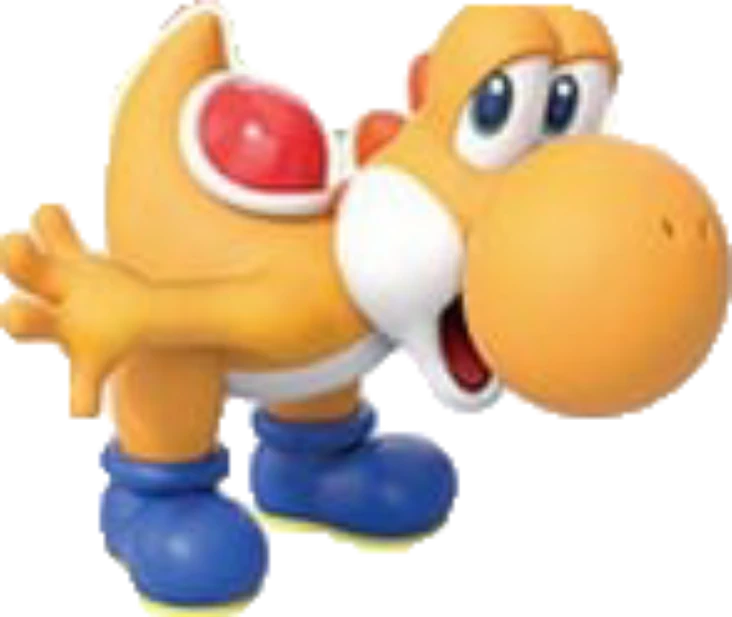 how to draw orange yoshi