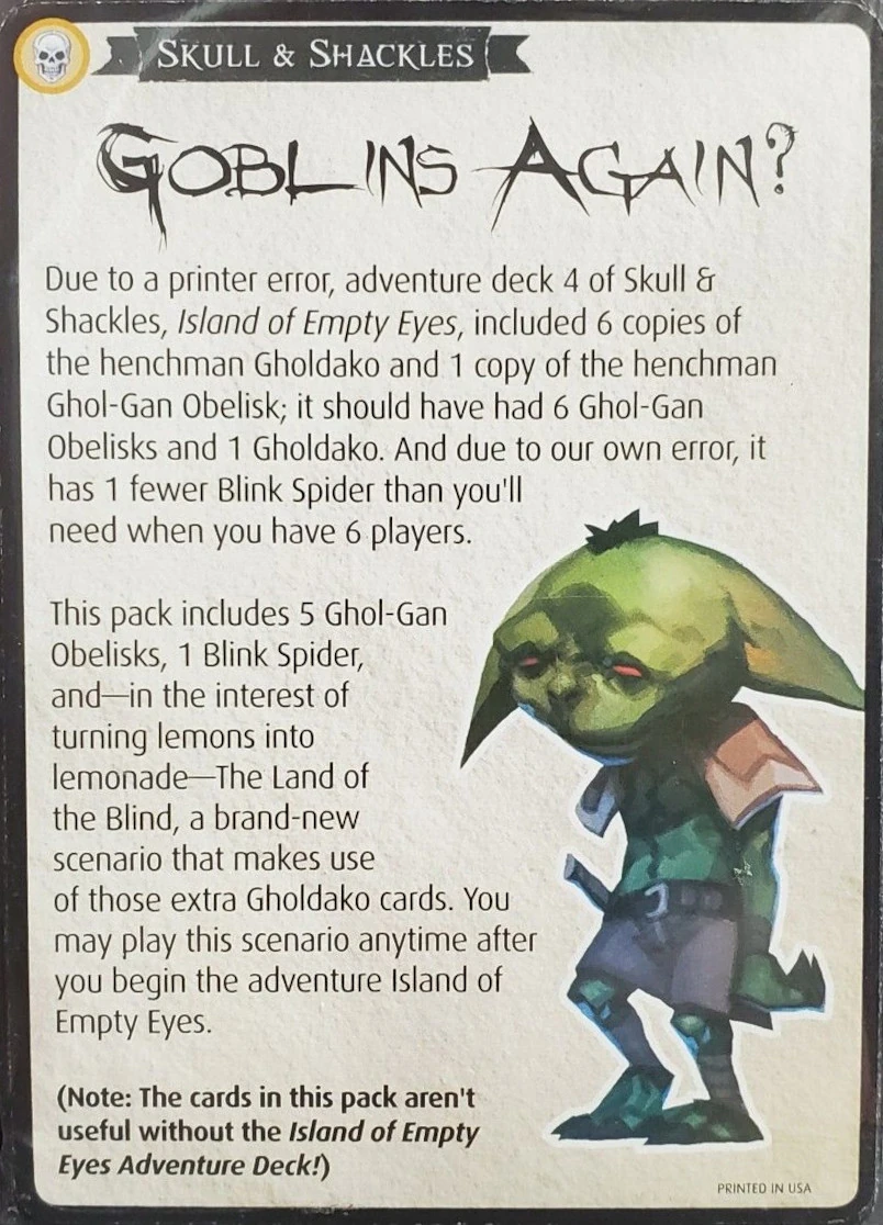 Goblins Again? | Pathfinder Adventure Card Game Wiki | Fandom