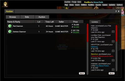 GAME UPDATES | Pacifica online Wikia | Fandom