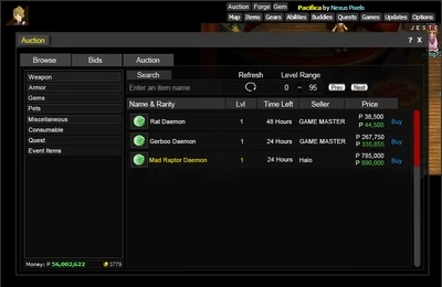 GAME UPDATES | Pacifica online Wikia | Fandom