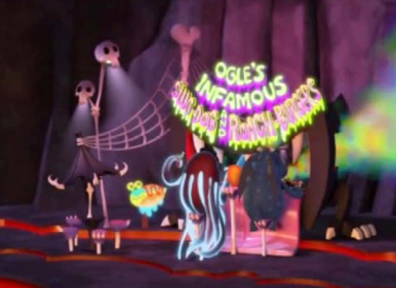 Ogle's Infamous Slug Dog And Roach Burgers | Pac-Man and the Ghostly ...