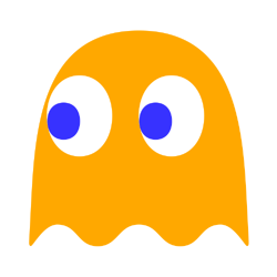Pacman Ghost Orange