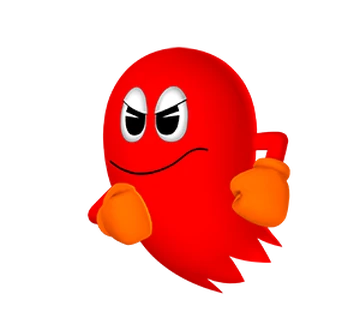 Pacman Ghost Red