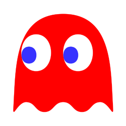 Pacman Ghosts Red