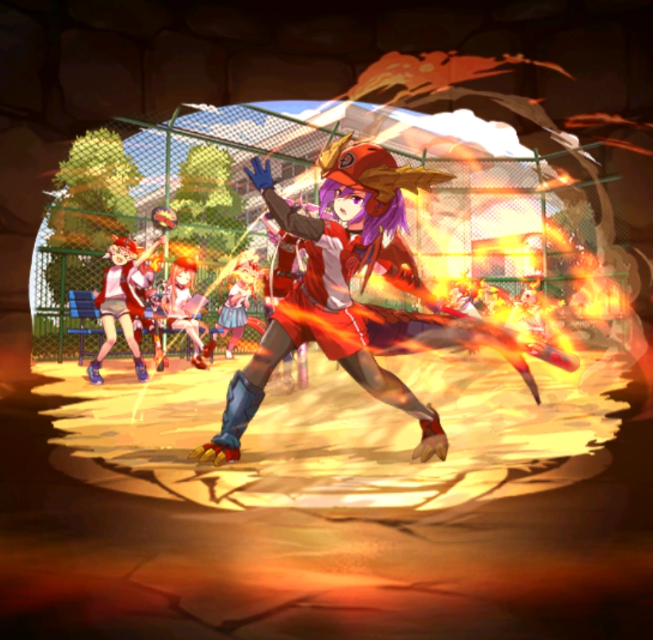 Baseball Club's Red Dragon Caller, Sonia | Puzzle & Dragons Wiki | Fandom