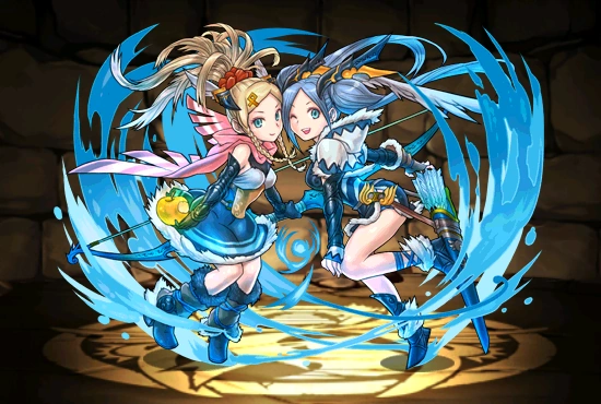 Idunn&Idunna, the Twin Archers | Puzzle & Dragons Wiki | Fandom