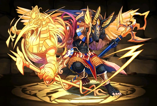 Deathly Hell Deity Jackal Anubis | Puzzle & Dragons Wiki | Fandom