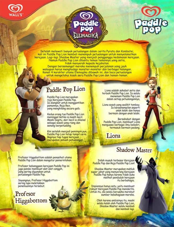 Daftar Komik Paddle Pop | Paddle Pop Adventures Wiki | Fandom