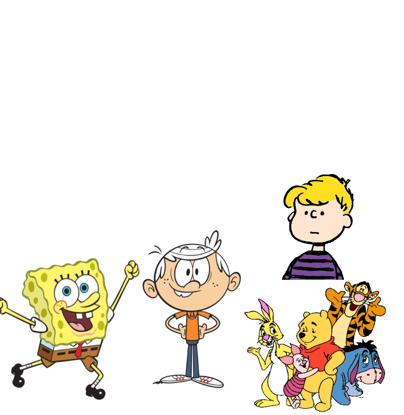 Lincoln Loud, Spongebob, Pooh, And Schroeder's Adventures Series ...
