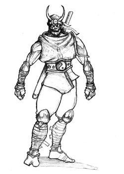Evil Samurai Warrior Drawings