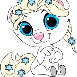 palace pets coloring pages free