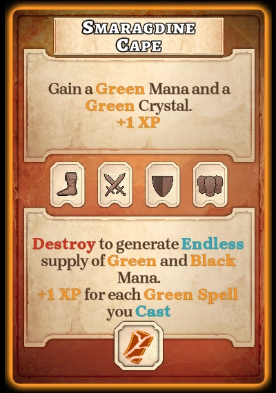 Smaragdine Cape (Relic) | Paladin's Oath Wiki | Fandom