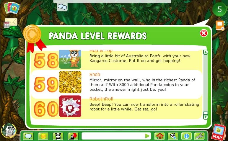 Levels | Panfu Wiki | Fandom