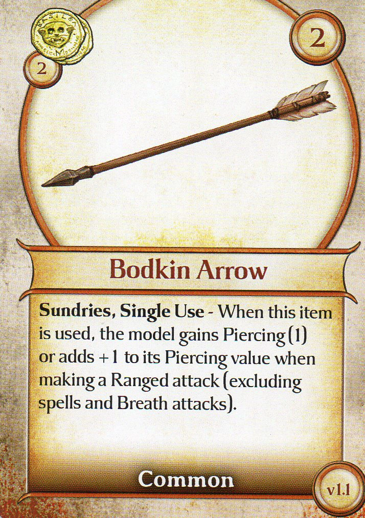 Bodkin Arrow | Pannithor KoWiki Wiki | Fandom