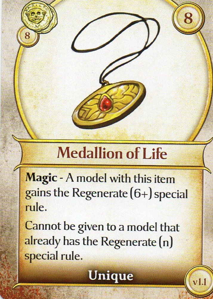 Medallion of Life | Pannithor KoWiki Wiki | Fandom