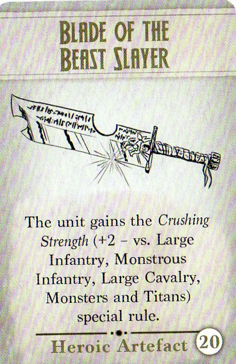 Blade of the Beast Slayer | Pannithor KoWiki Wiki | Fandom