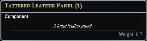 Tattered Leather Panel - Official Pantheon: Rise of the Fallen Wiki