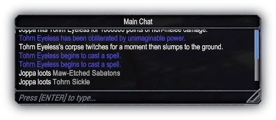 Chat Window - Official Pantheon: Rise of the Fallen Wiki