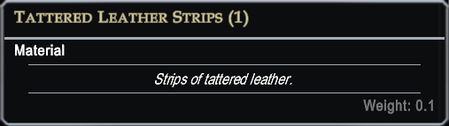 Tattered Leather Strips - Official Pantheon: Rise of the Fallen Wiki