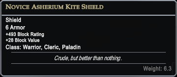 Novice Asherium Kite Shield - Official Pantheon: Rise of the Fallen Wiki