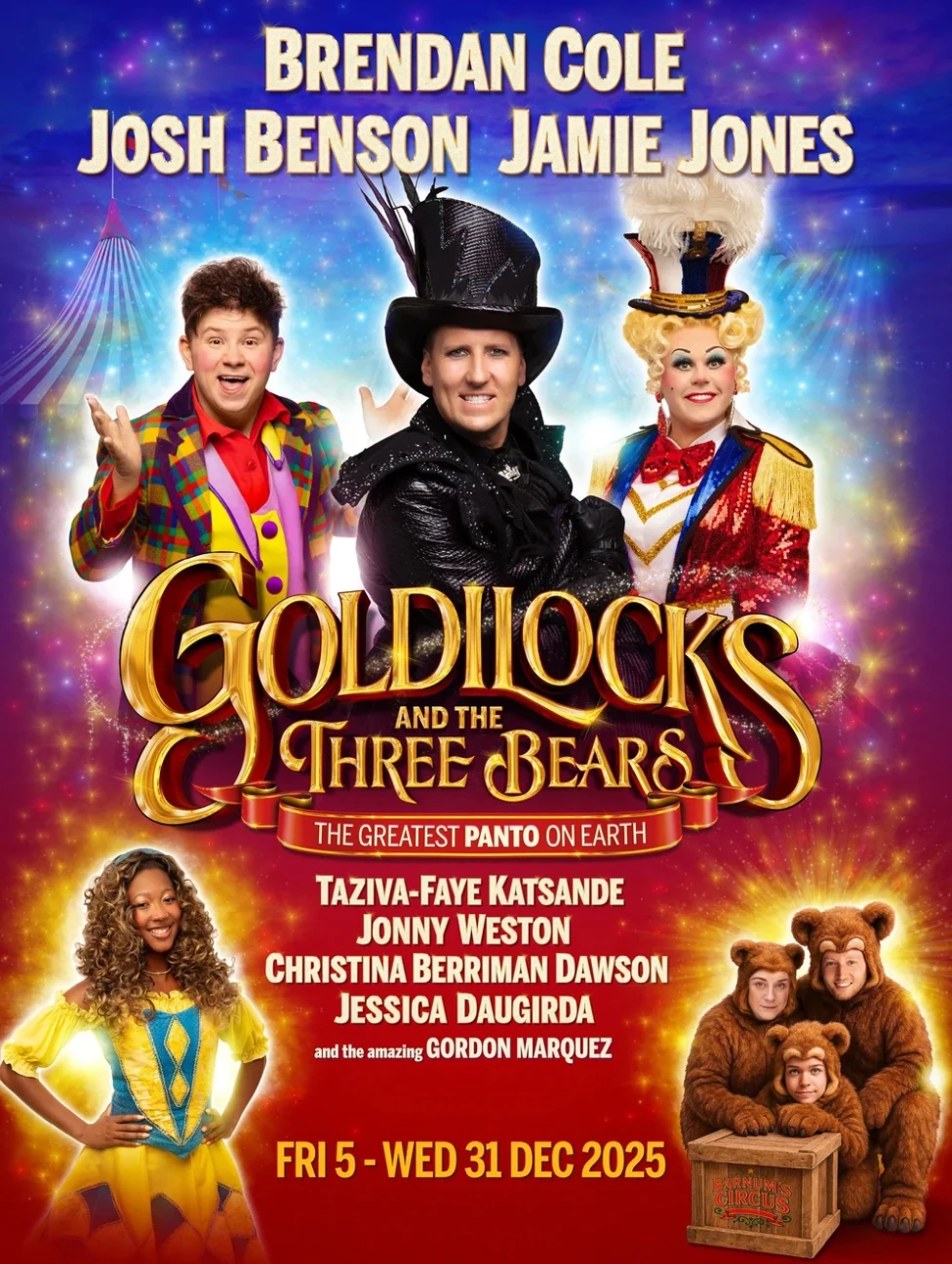 DARLINGTON HIPPODROME 2025-2026: GOLDILOCKS AND THE THREE BEARS - THE ...