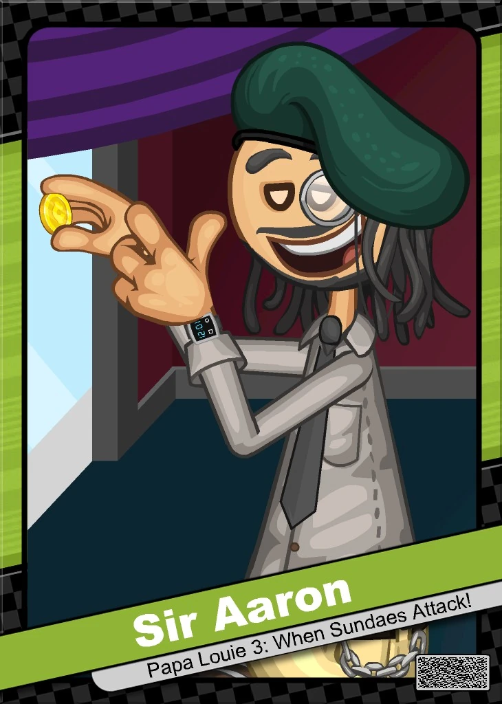 Sir Aaron | Papa Louie Pals Fanon Wiki | Fandom