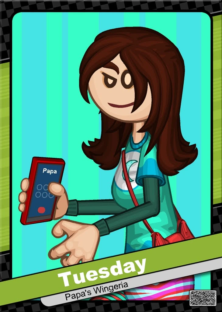 Tuesday | Papa Louie Pals Fanon Wiki | Fandom