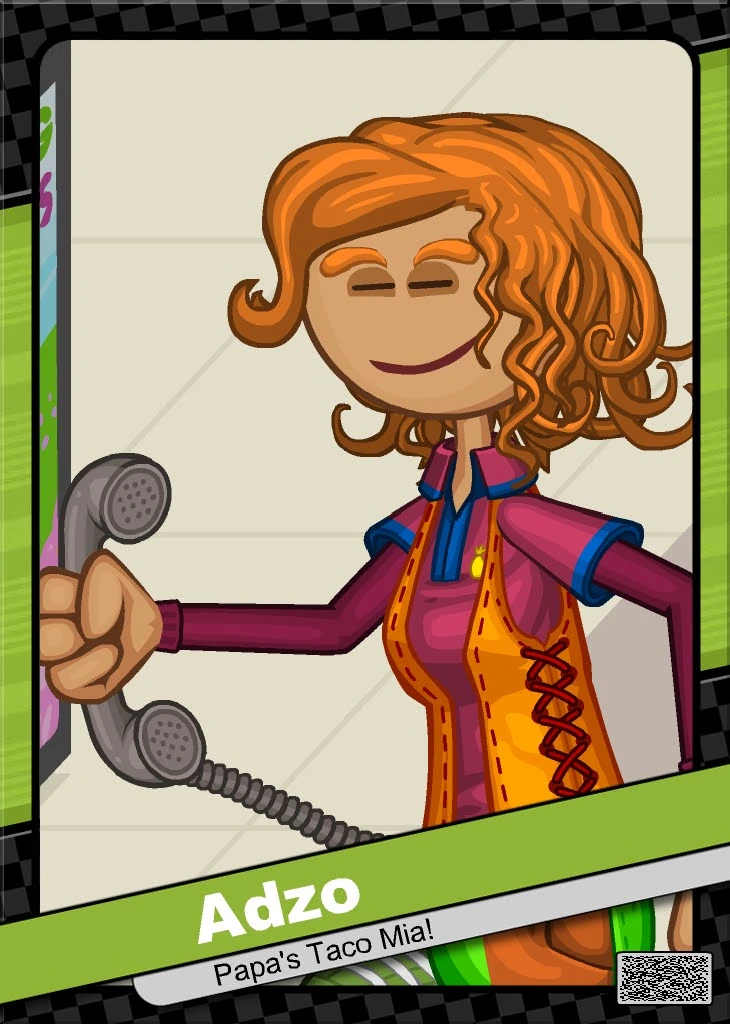 Adzo | Papa Louie Pals Fanon Wiki | Fandom