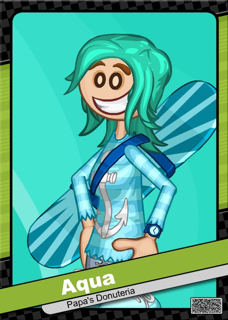 Aqua | Papa Louie Pals Fanon Wiki | Fandom