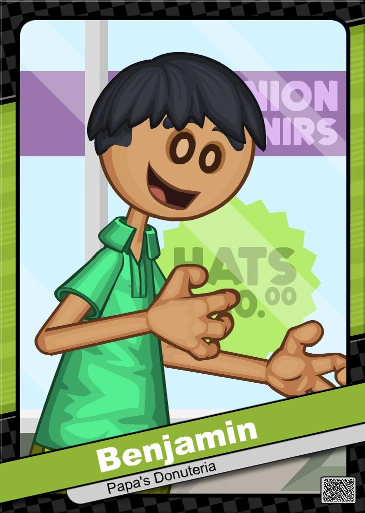 Benjamin | Papa Louie Pals Fanon Wiki | Fandom