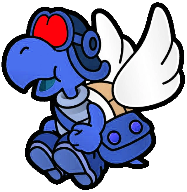 Dark Parakarry | Paper Mario Partners Wiki | Fandom