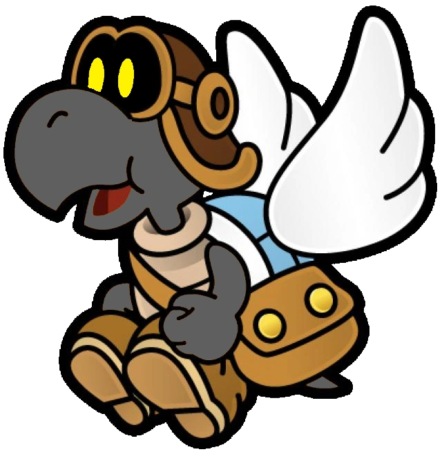 Dry Parakarry | Paper Mario Partners Wiki | Fandom