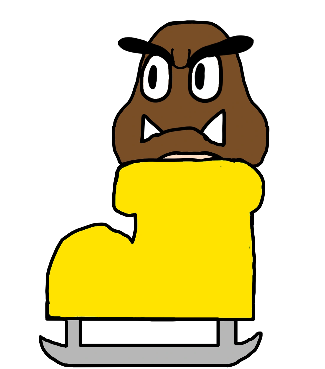Skate Goomba | Paper Mario Productions Wiki | Fandom
